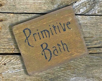 Bathroom Primitive - Etsy
