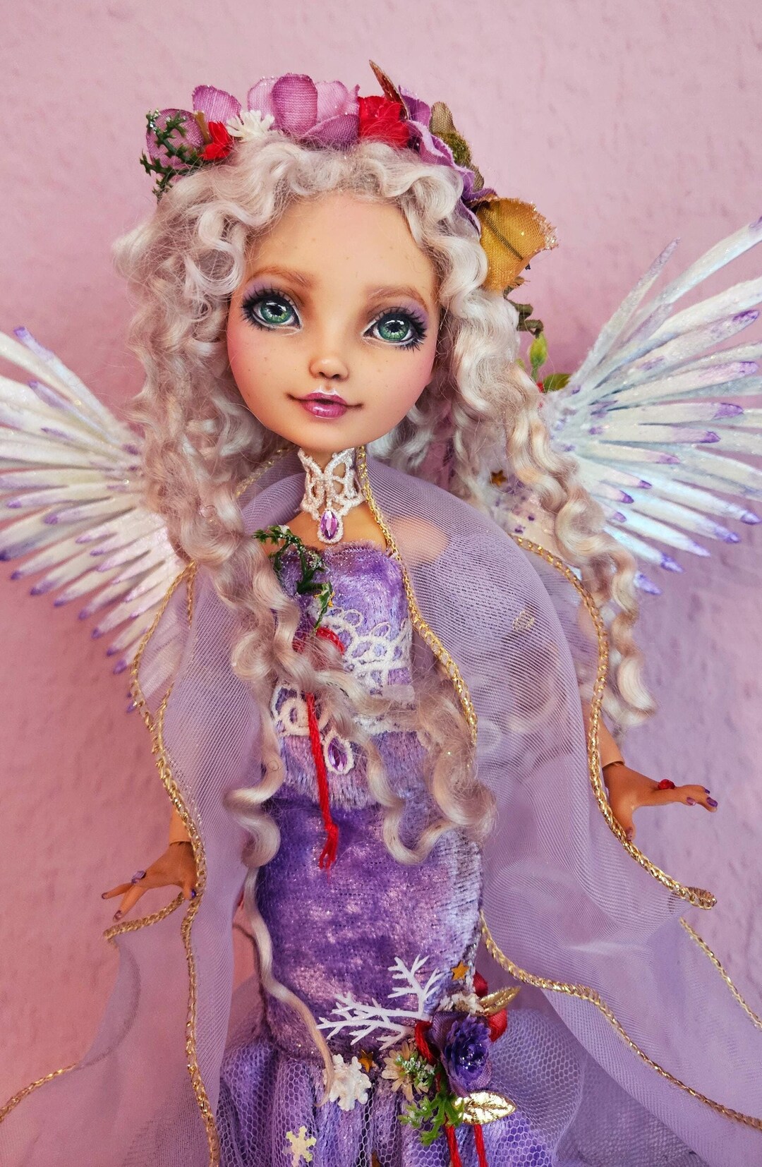 Monster High Repaint Angel, Ever After High Angel Doll, OOAK Doll ...