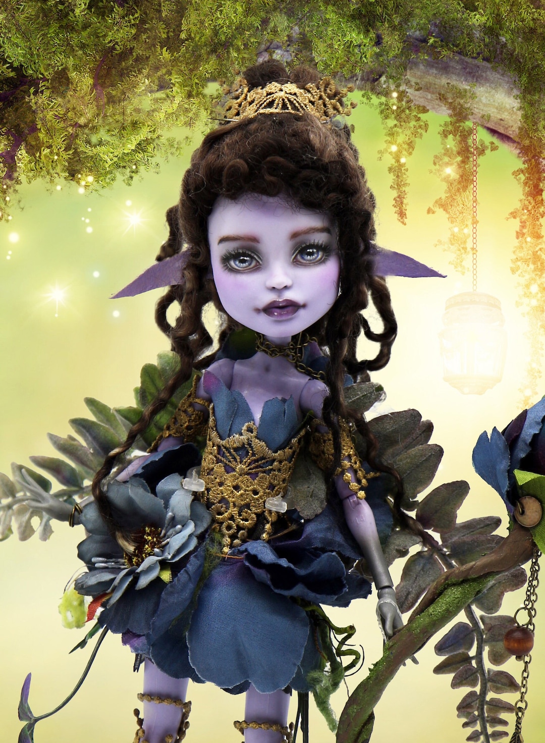 Monster High Repaint Elf Girl, Monster High Repaint Elf Girl, OOAK Doll ...