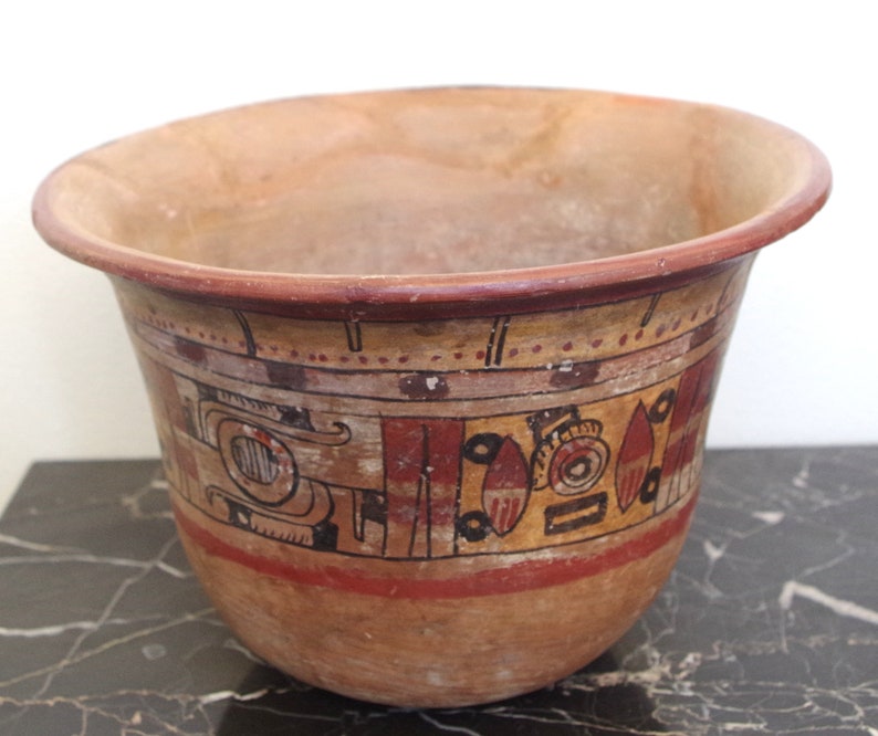 Large Mixtec Culture Artifact Bowl with TL Test and COA - Etsy