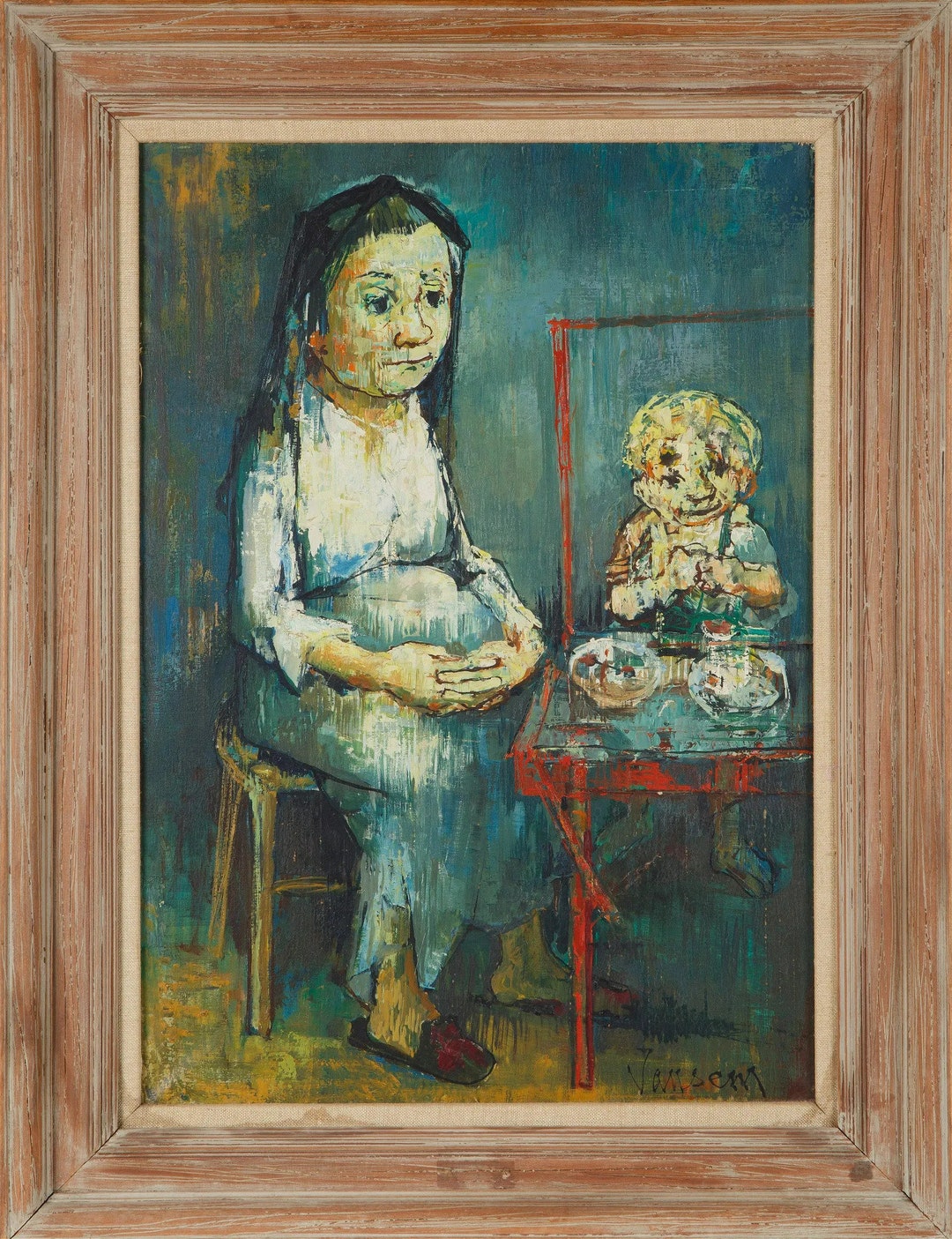 Jean Jansem FRENCH 1920-2013 Original Oil Painting w/ Provenance EX ...