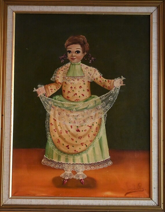 Agapito Labios mexico 1898-1996 Original Oil 27.5h | Etsy