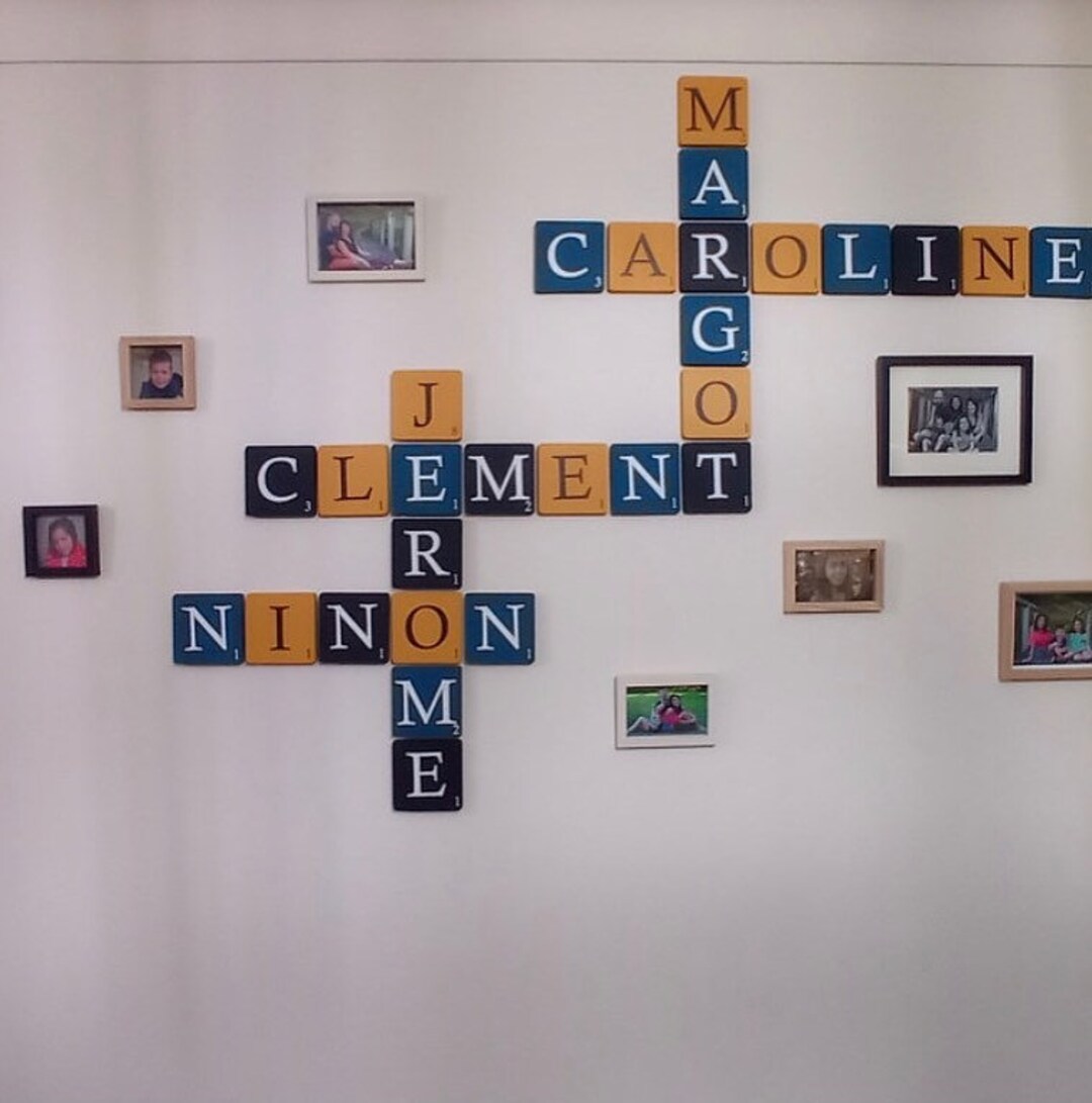 Scrabble Letter, Giant Letter, Wall Decoration, Designer Decor, Retro ...