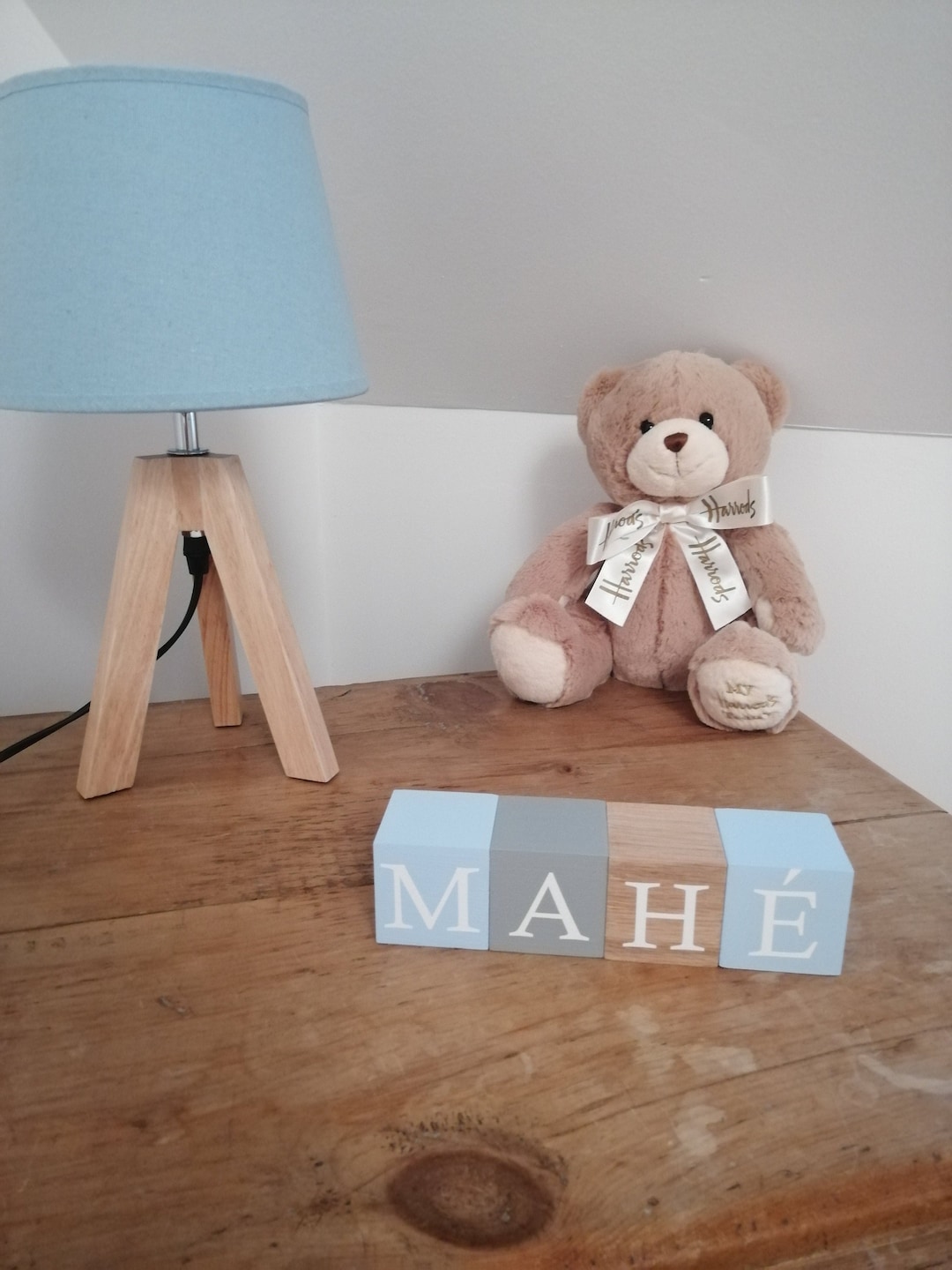 Personalized Wooden Cubes, Children's Room Decoration, Wooden Name ...