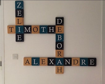 Scrabble Letter, Giant Letter, Wall Decoration, Wall Art, Home Decor ...