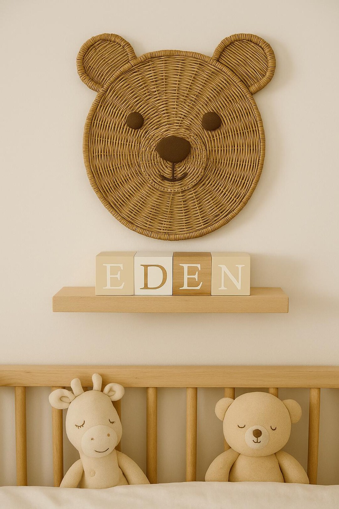 Personalized Wooden Cubes, Children's Room Decoration, Wooden Name ...