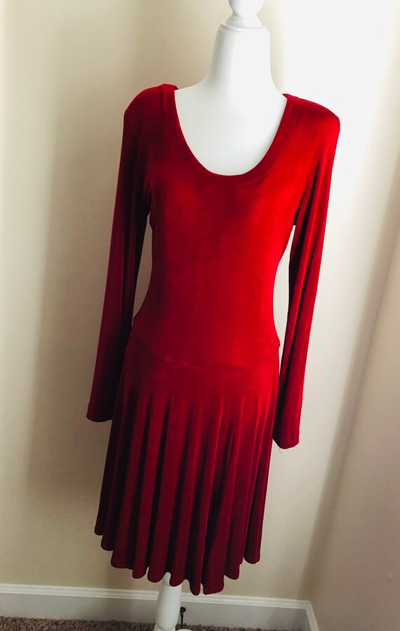 vintage drop neck dress - Gem