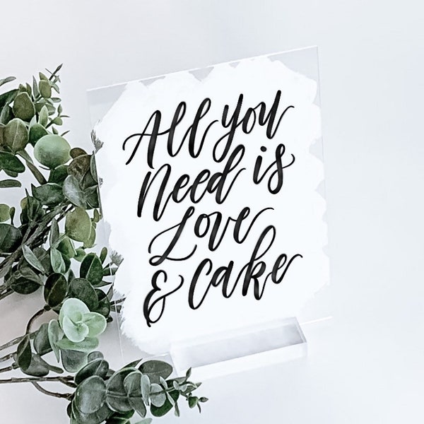Cake Table Signs - Etsy