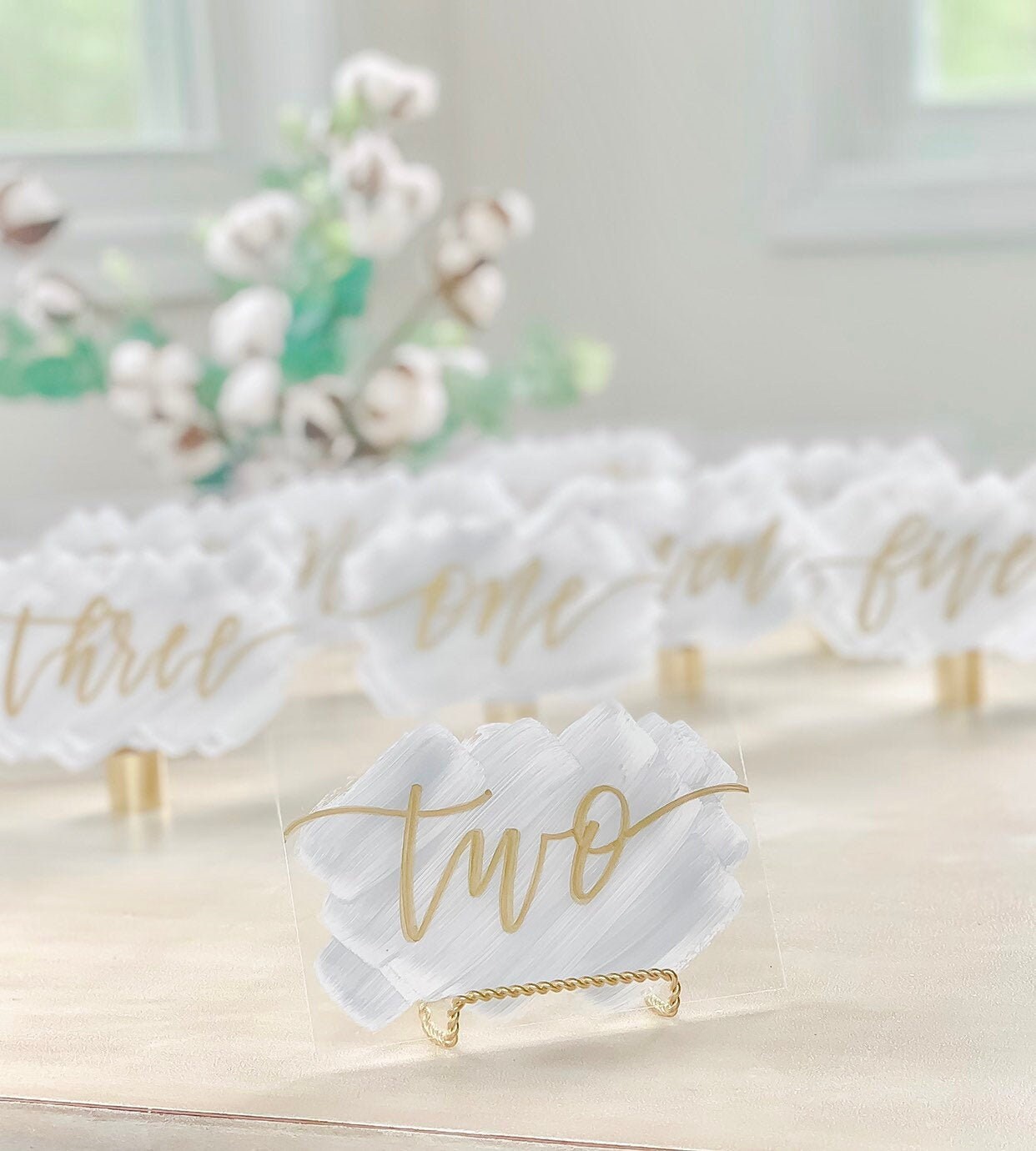 Party Supplies Party Décor Wedding Acrylic Table Numbers Rustic Wedding ...