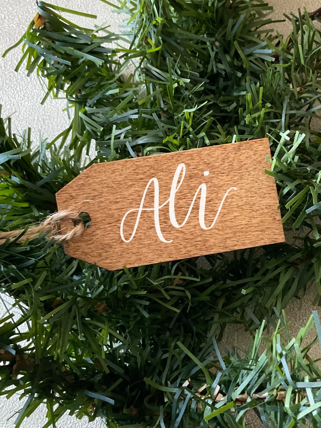 Wood Stocking Tags Personalized Gift Stocking Tags - Etsy