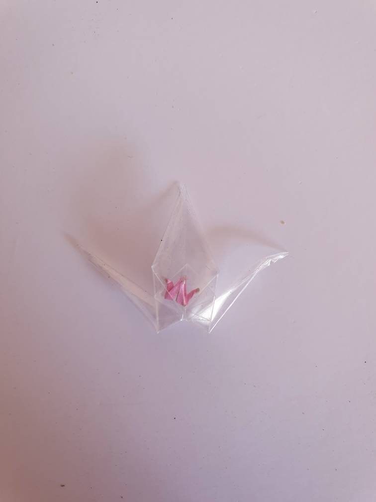 Baby Gift Tiny Crane Inside a Mummy Crane Made From Recycled - Etsy
