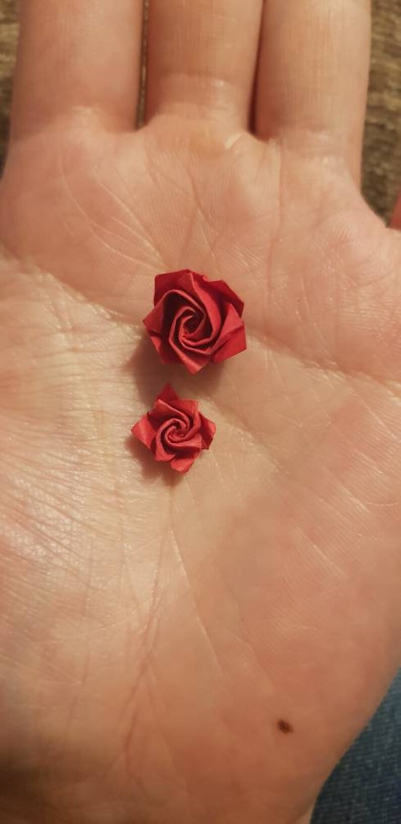 10 X Mini Origami Rose Bottles Wedding Favours Party Baby - Etsy