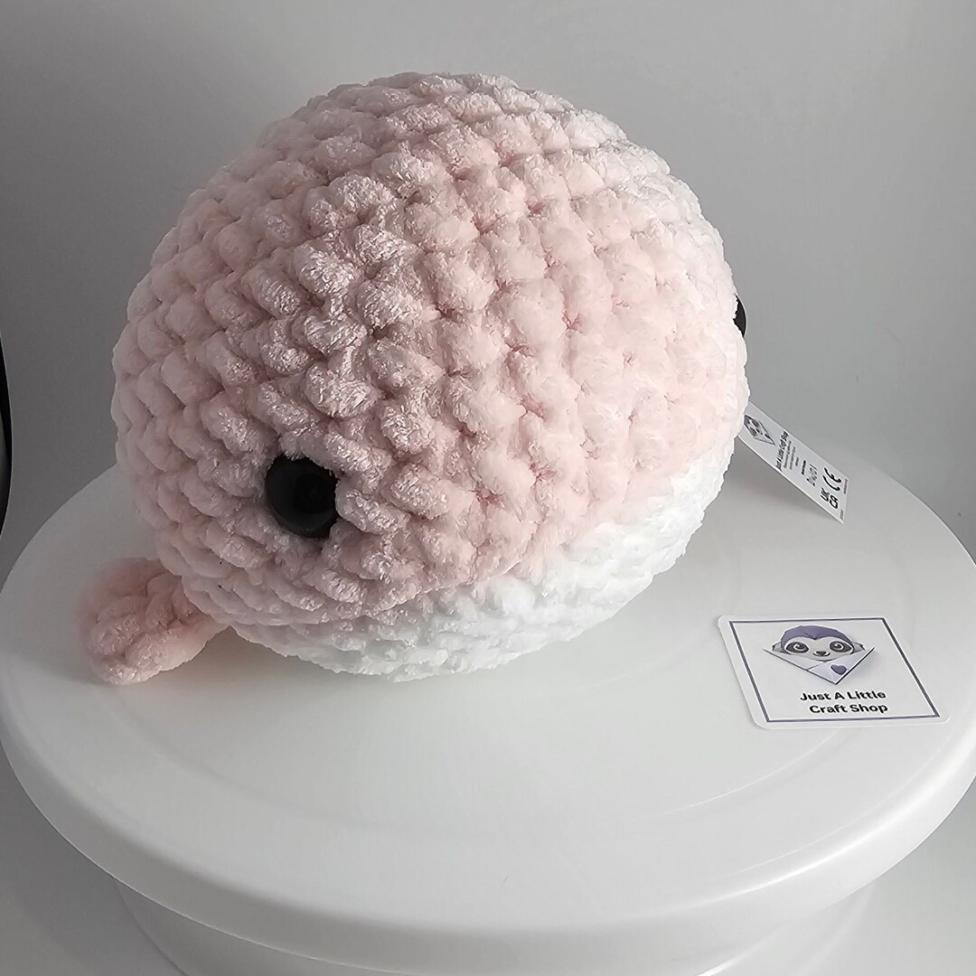 Crochet Daddy Whale, Under the Sea Friend, Handmade Whale Plushie, Dad ...