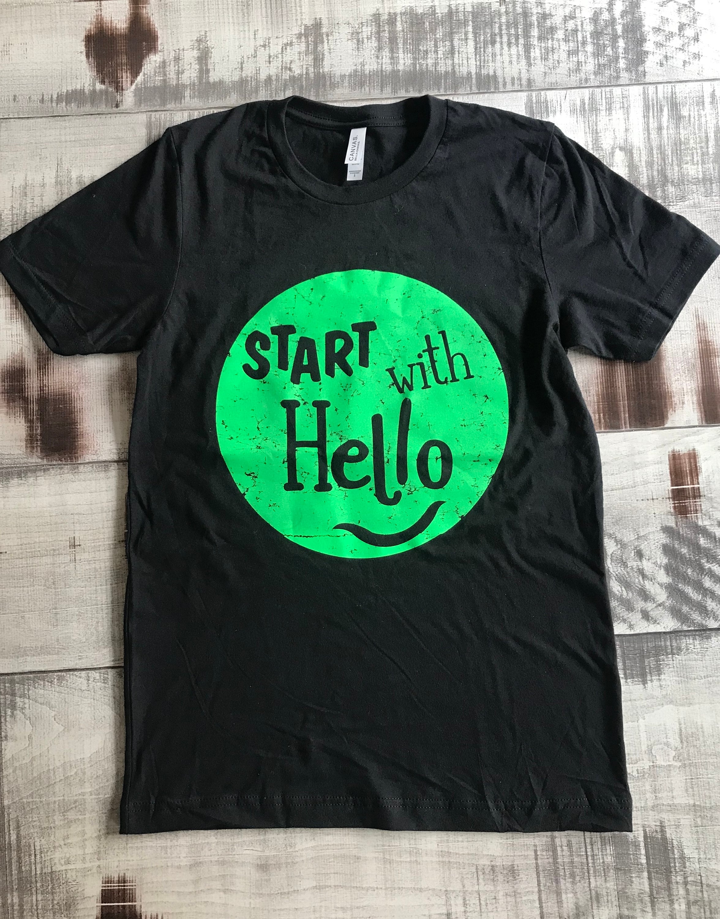 Start With HELLO - Etsy