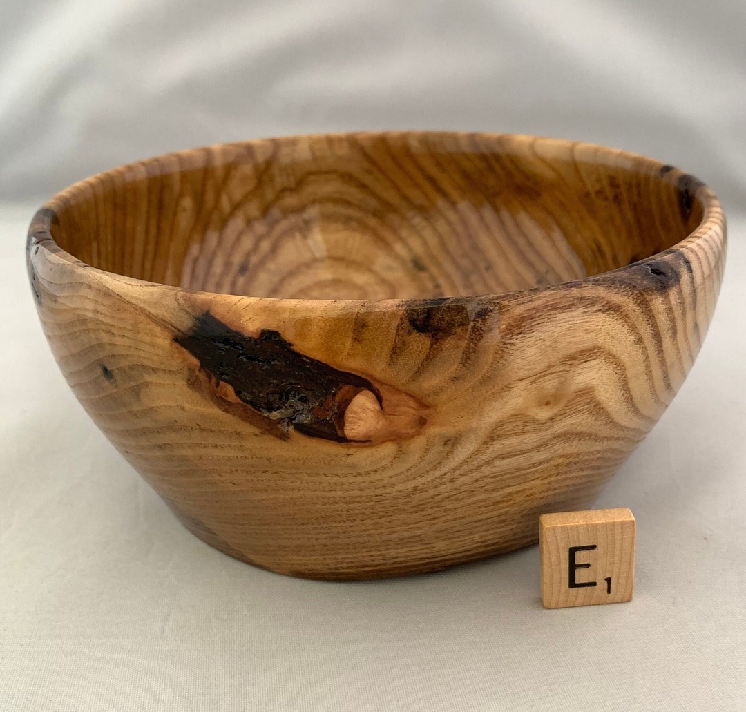 Natural Edge Sassafras Hand Turned Yarn Centerpiece Bowl - Etsy