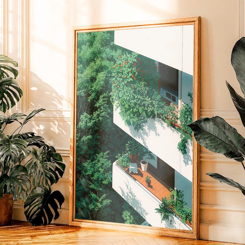 Anime Cityscape Poster - Etsy UK