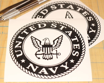 Navy decals | Etsy