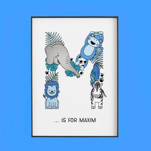 WILD THING Bespoke Letter Illustration, A4, A3, A2 Print Hand ...