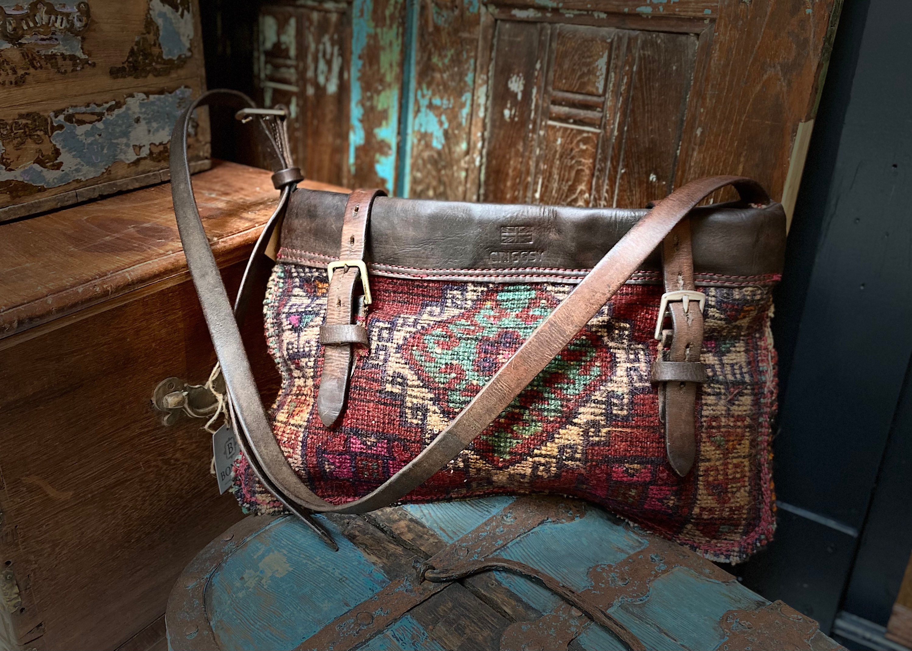 Bohemian Boho Style Handbag Crossbody Adjustable to Shoulder Style ...