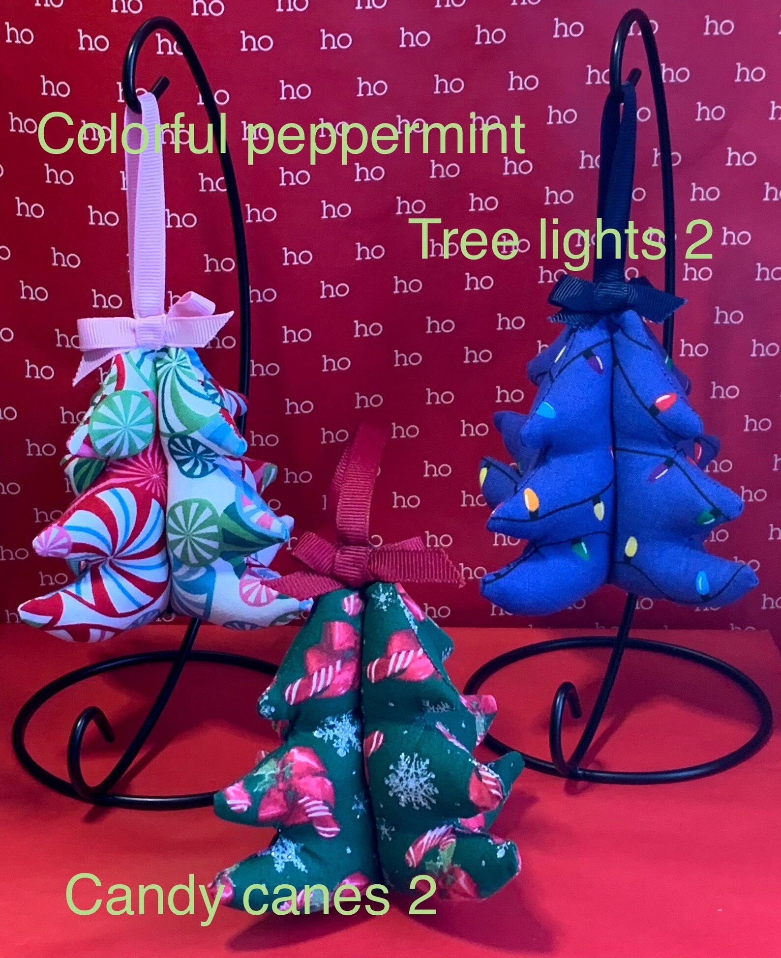 Mini Stuffed Christmas Tree 4 Inch 3D Fabric Ornament - Etsy