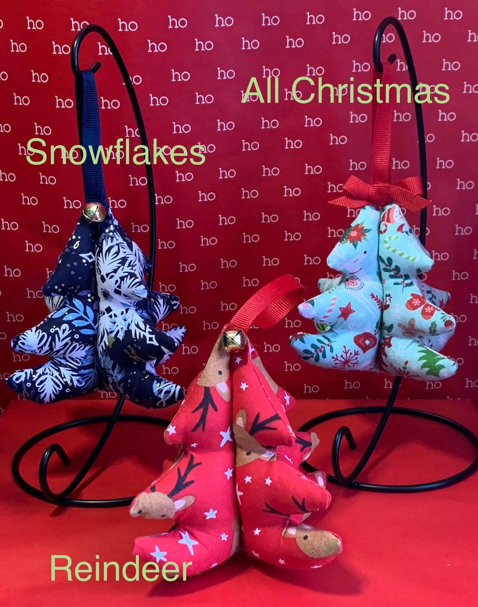 Mini Stuffed Christmas Tree 4 Inch 3D Fabric Ornament - Etsy