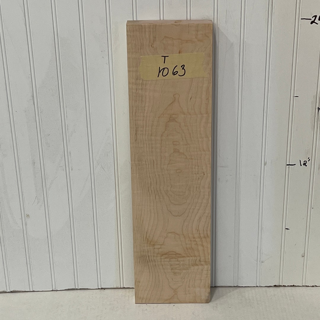 Tiger Maple Wood Board Wood Slab Maple Plank Unfinished - Etsy