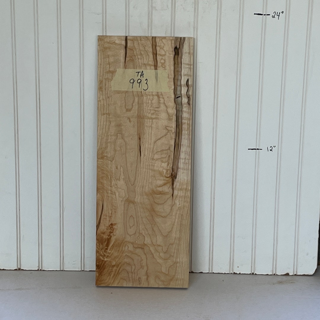 Tiger Maple Wood Board Wood Slab Maple Lumber Unfinished - Etsy