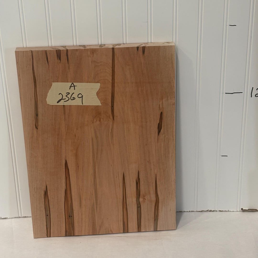 Wide Ambrosia Maple Wood, Wormy Maple Lumber, Wood for Woodworking, 17 ...