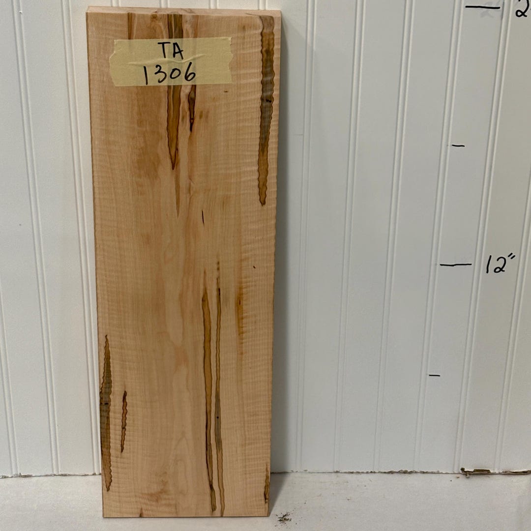 Tiger Maple Wood Board, Kiln Dried Wood Slab, Curly Maple Plank ...