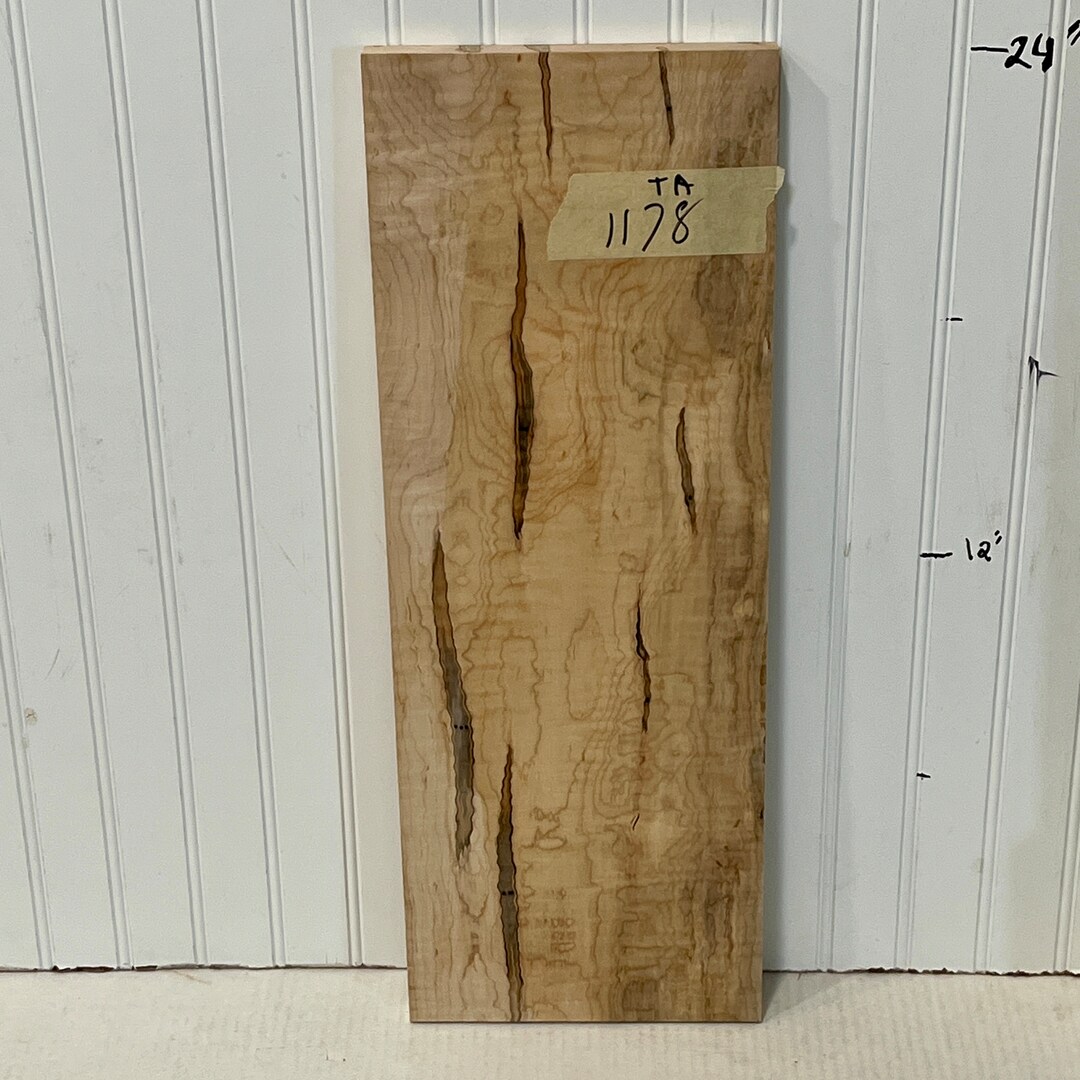 Tiger Maple Wood Board, Wood Slab, Maple Plank, Unfinished Wood - Etsy