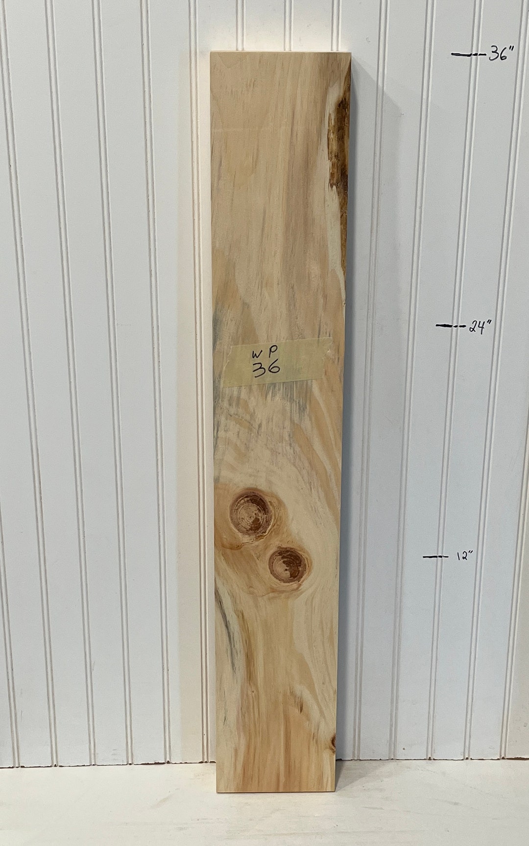 Thick Knotty White Pine Slab, White Pine Lumber, Kiln Dried Natural ...