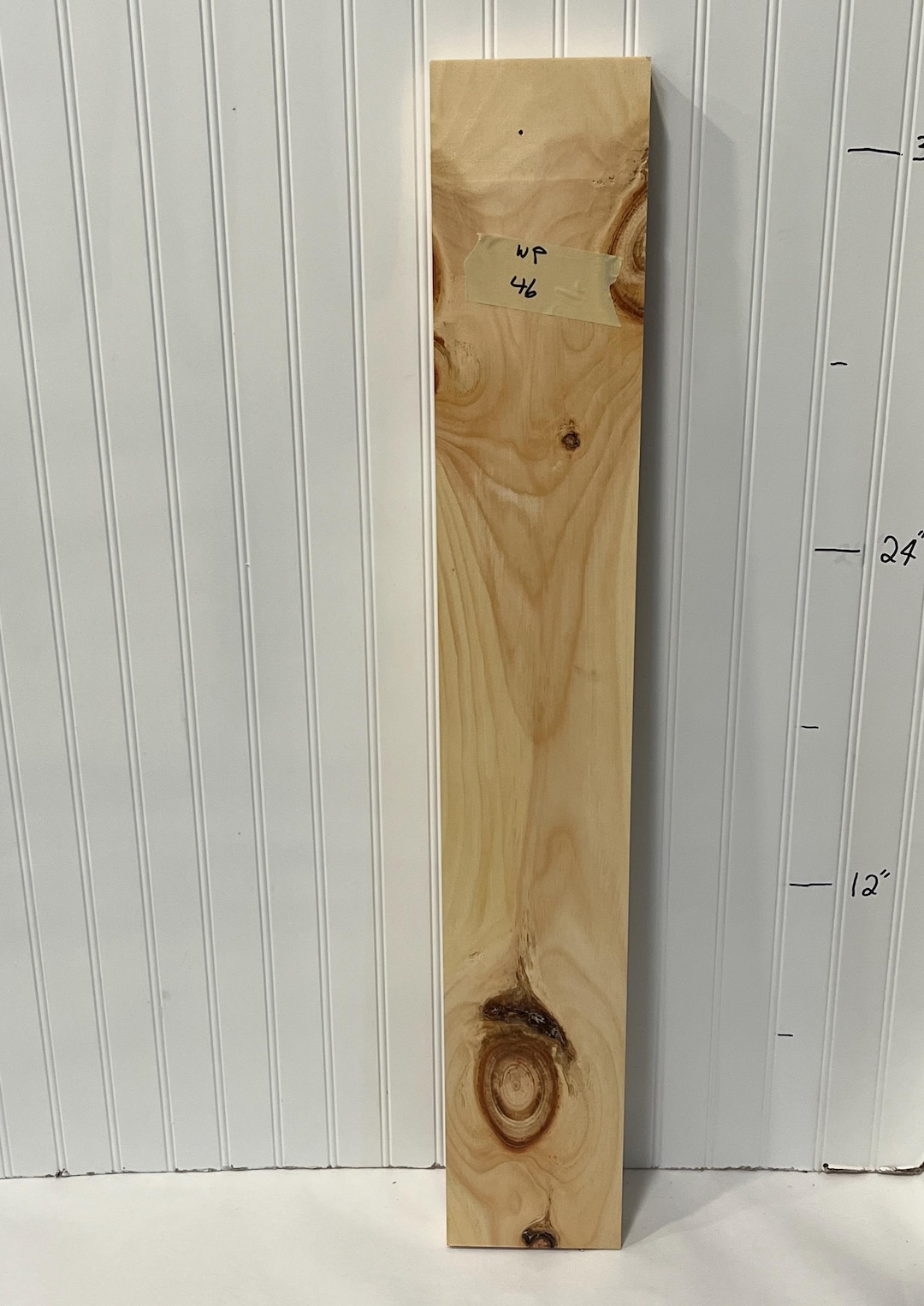 Thick Knotty White Pine Slab, White Pine Lumber, Kiln Dried Natural ...