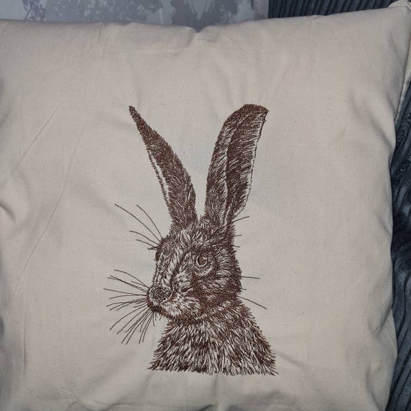 Hare Cushion - Etsy UK