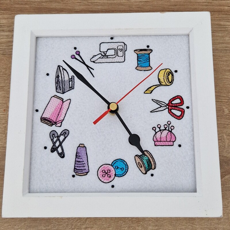 Sewing Room Clock - Etsy