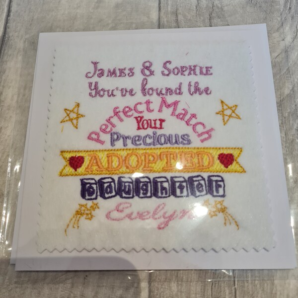 Adoption Card - Etsy UK