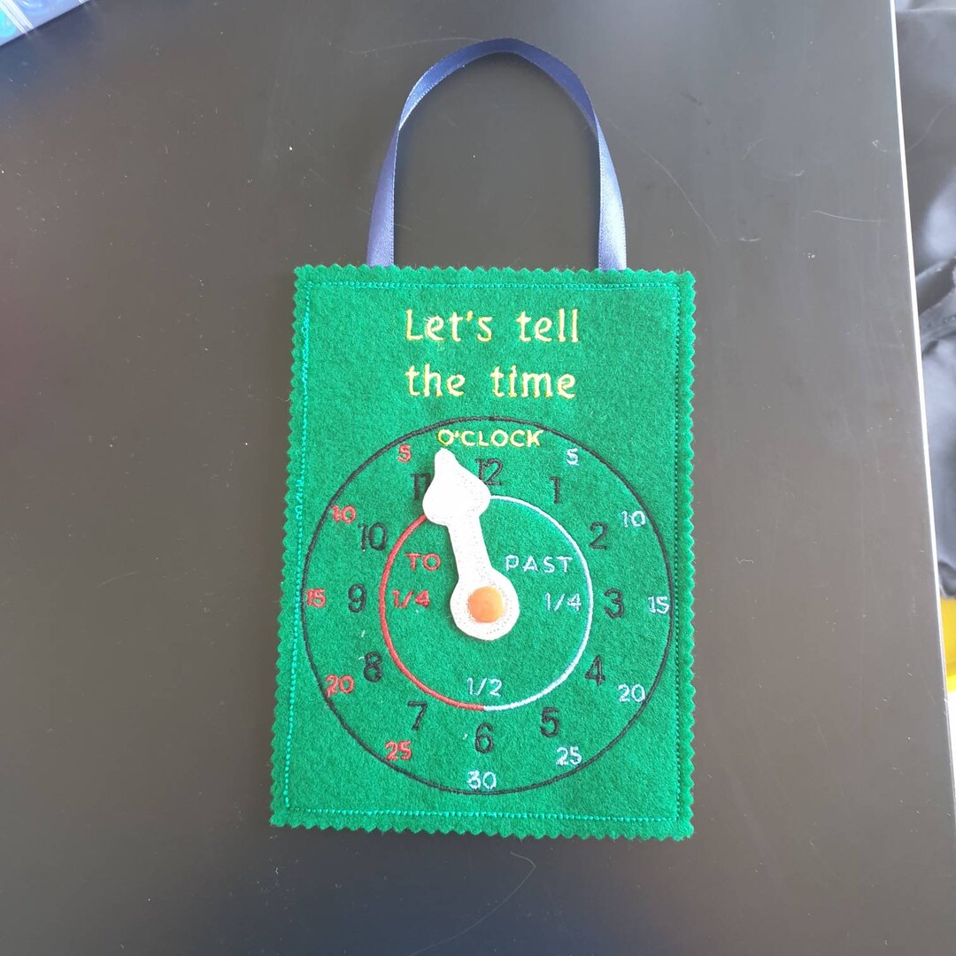 Learn to Tell the Time Chart - Etsy