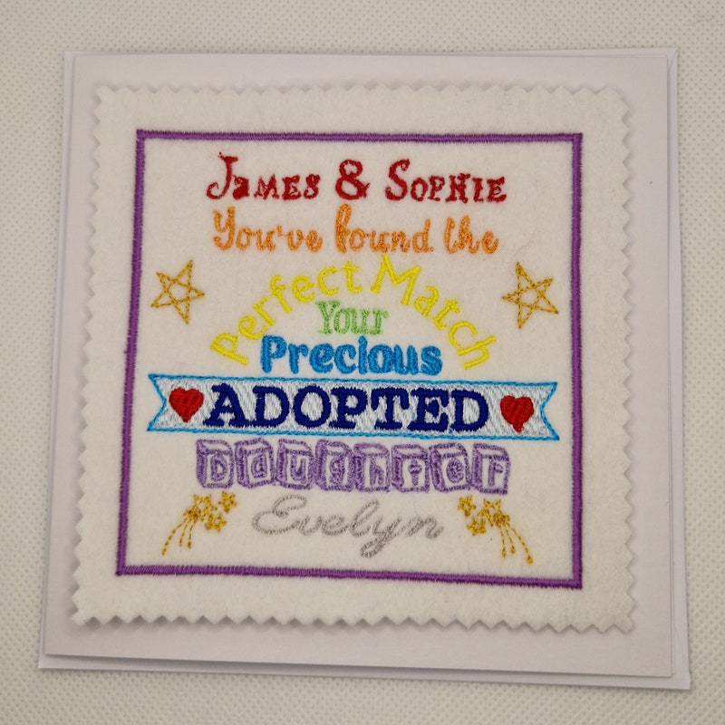 Adoption Card - Etsy UK