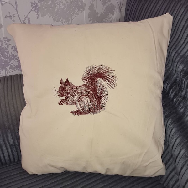 Squirrel Cushion - Etsy