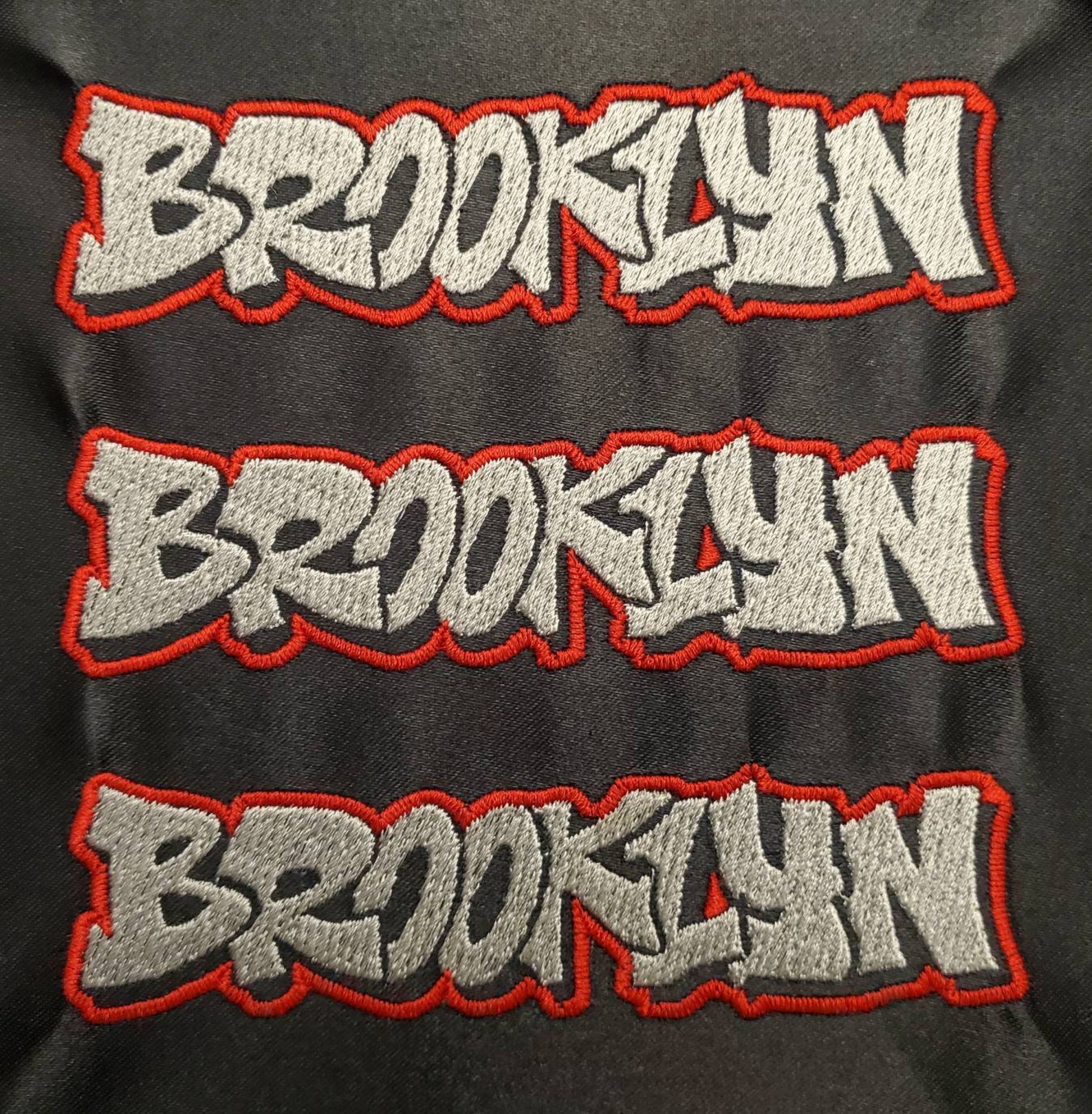 Brooklyn Graffiti Embroidery Patch Iron on 1.31x3.85 New York - Etsy