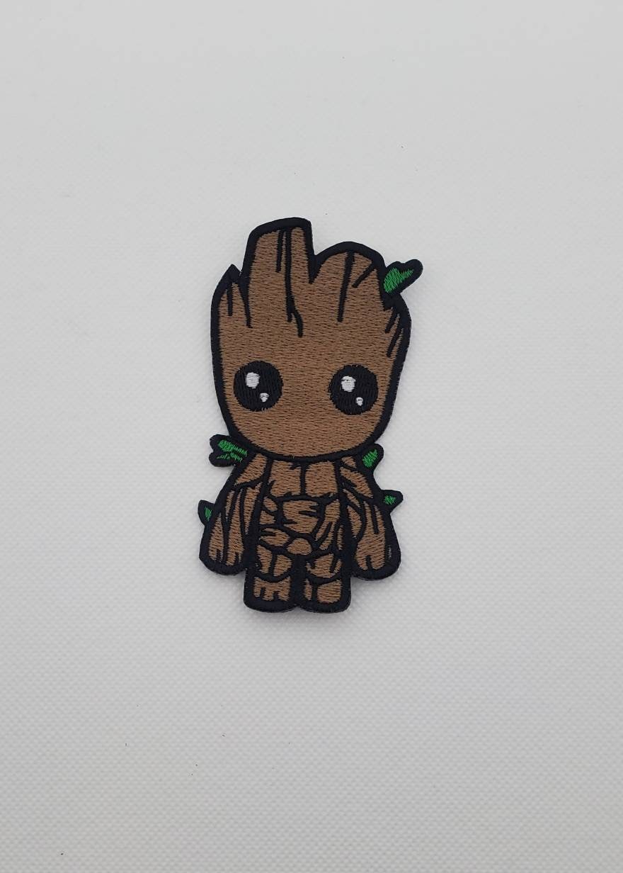 Baby Groot Iron on Patch - Guardians of the Galaxy Clothing Applique ...