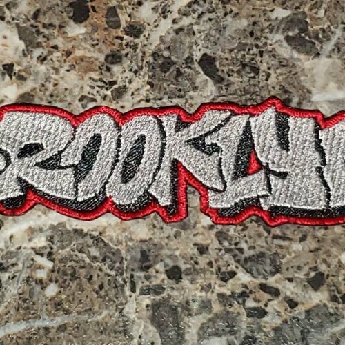 Brooklyn Graffiti Embroidery Patch Iron on 1.31x3.85 New York - Etsy