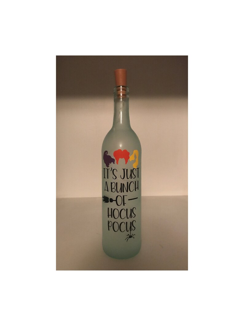 Hocus Pocus Wine Bottle Lights / It's Just a Bunch of - Etsy