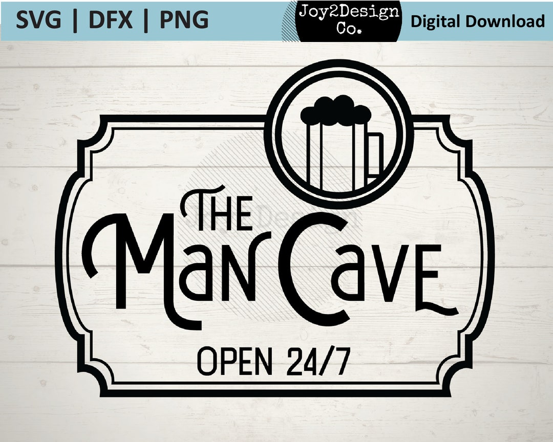 Man Cave SVG | Fathers Day Gift | SVG | DFX | Png | Man Cave ...