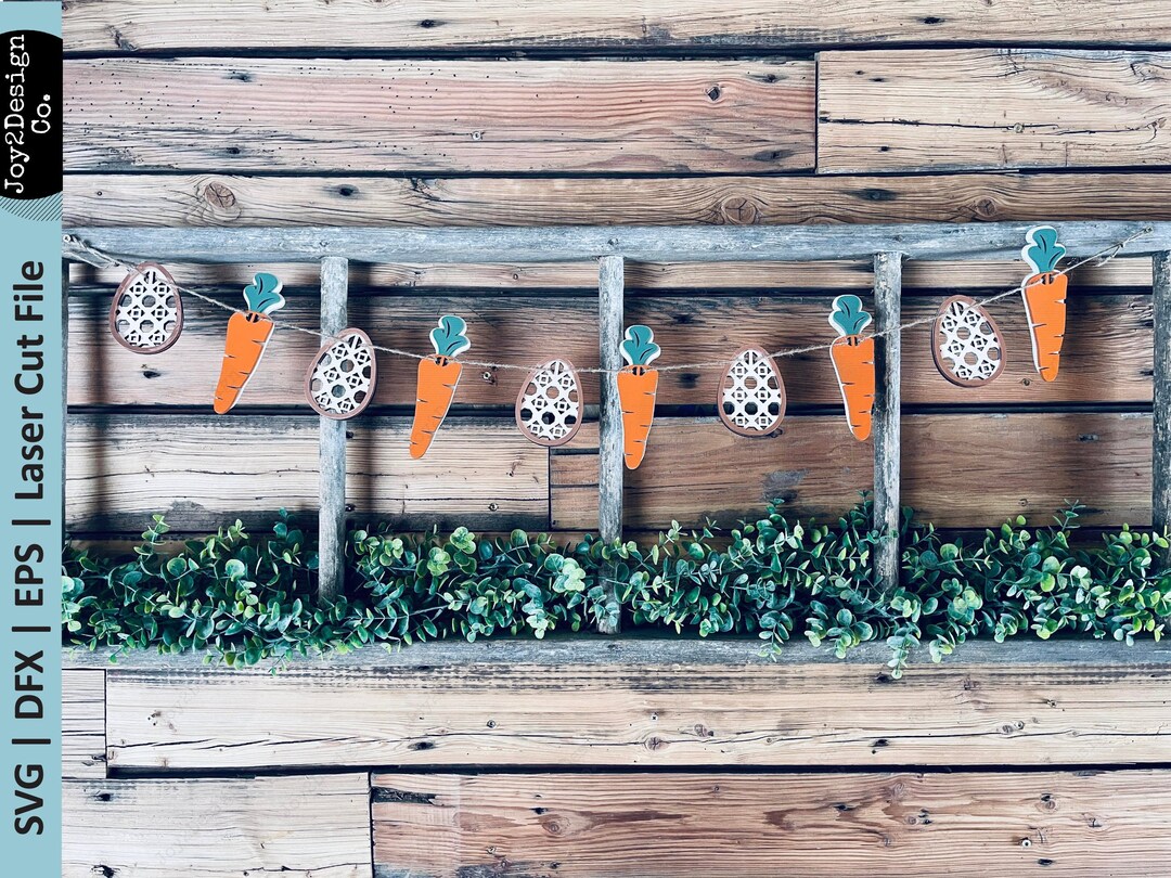 Easter Banner Laser File | Easter Banner Svg | Easter Decor | Easter ...