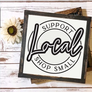 Support Local SVG | DFX | PNG | Shop Small Svg | Support Small Business ...