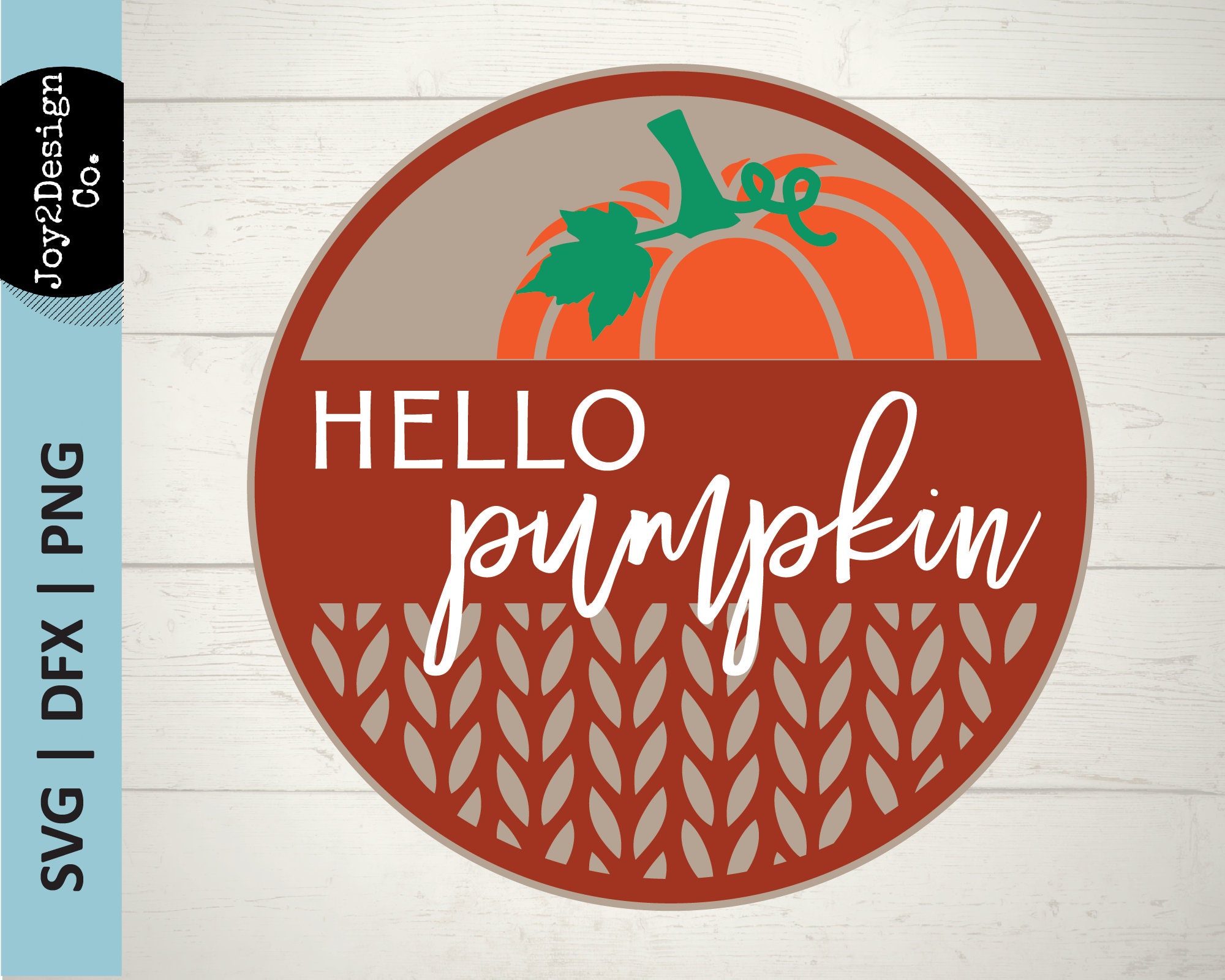 Hello Pumpkin SVG Fall Door Hanger Svg DFX PNG Fall - Etsy