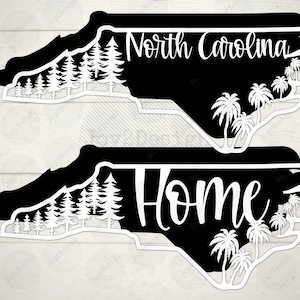 North Carolina Laser Svg | DFX | EPS | PNG | North Carolina Home Svg ...