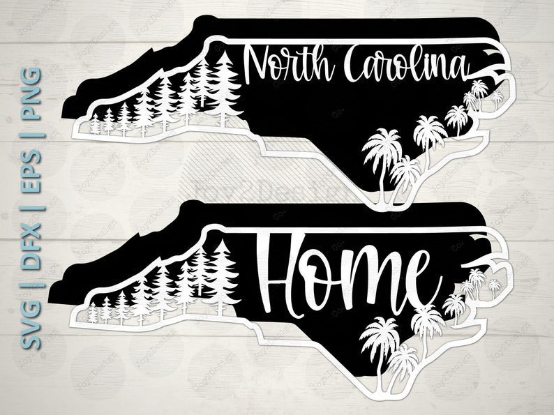 North Carolina Laser Svg | DFX | EPS | PNG | North Carolina Home Svg ...