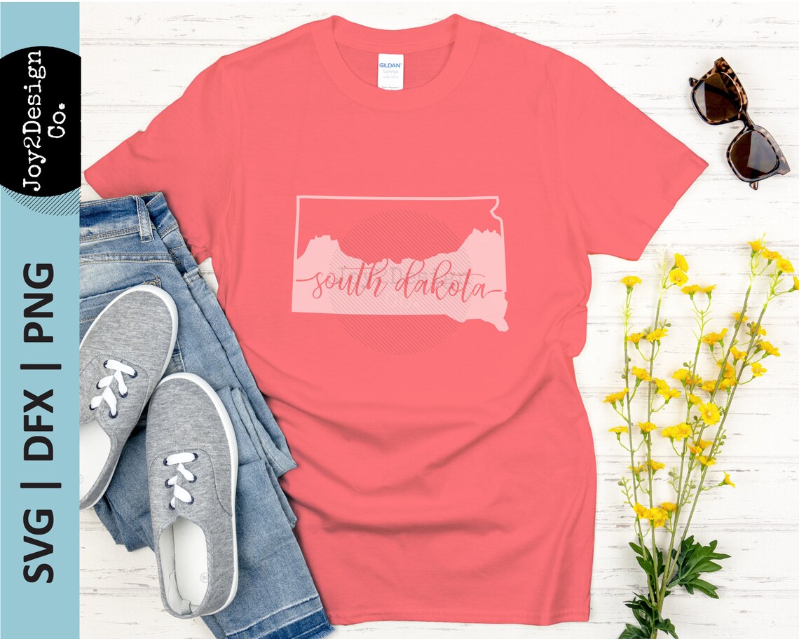South Dakota State SVG DFX PNG South Dakota Svg Badlands - Etsy