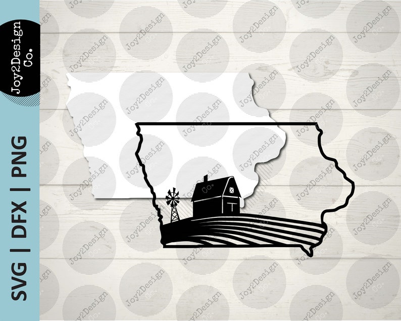 Iowa Cornfield Svg Iowa SVG DFX PNG Iowa State Svg - Etsy
